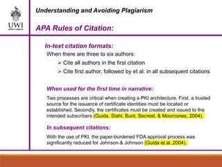In-text Citations - APA 6th ed | PPTX