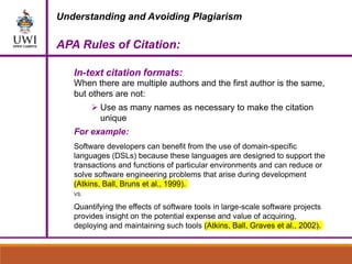 In-text Citations - APA 6th ed | PPTX