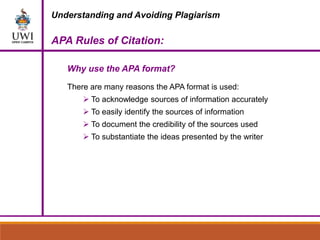In-text Citations - APA 6th ed | PPTX
