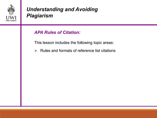 Reference List Citations - APA 6th Edition | PPTX