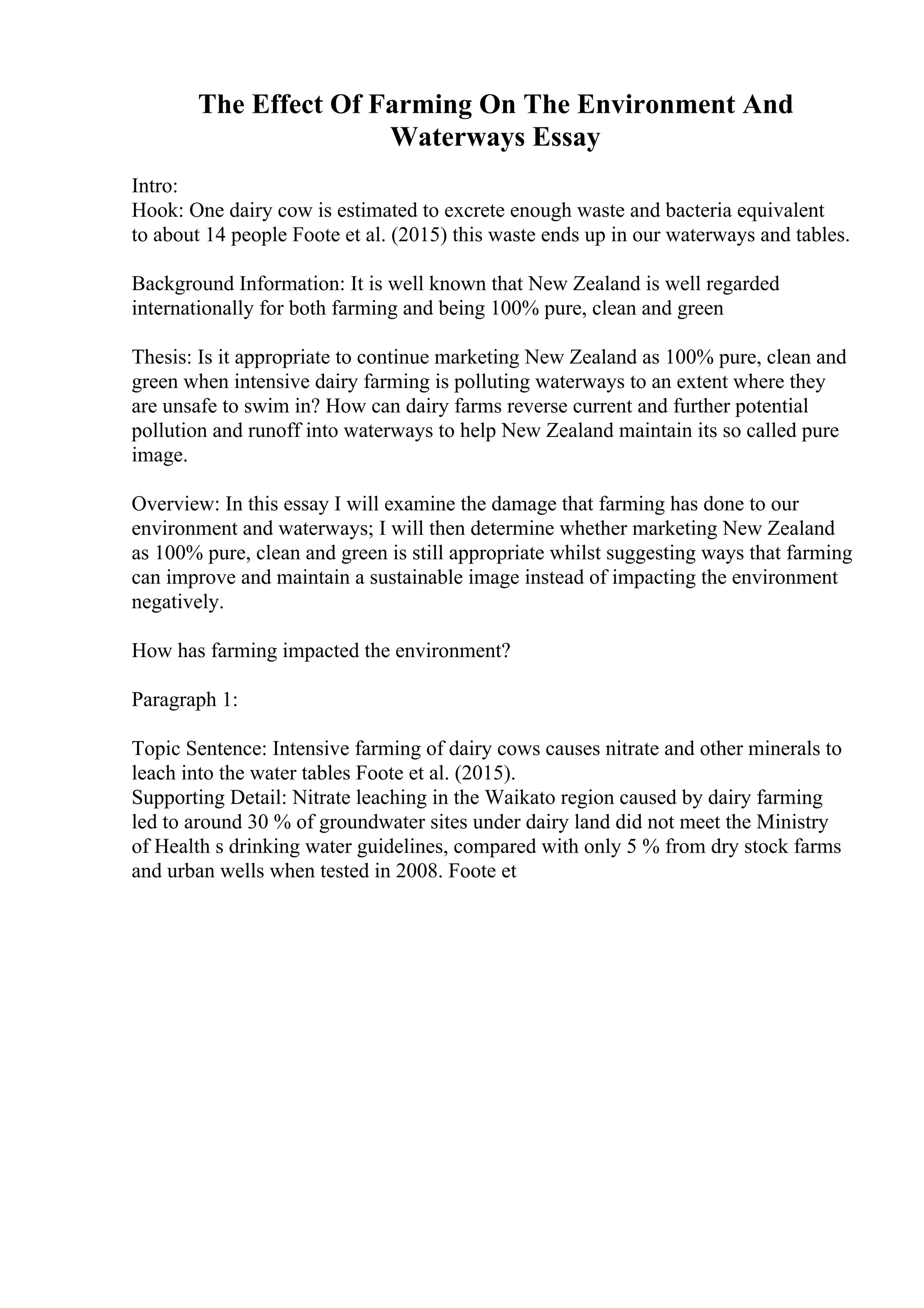 Apa Sample Essays | PDF