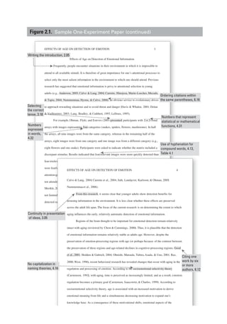 Apa sample paper experiment paper assignment help | PDF
