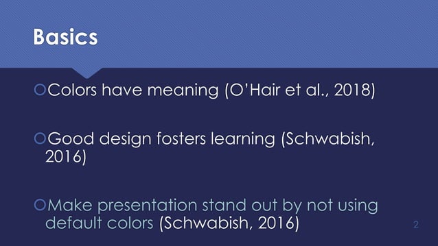 Design and Color: APA Sample PowerPoint | PDF | Technology & Computing