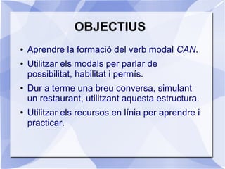 CAN - modal verbs | PPT