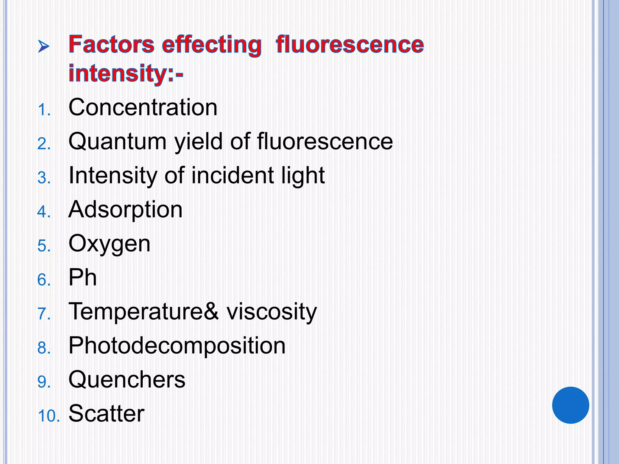 FLUORIMETRY | PPTX