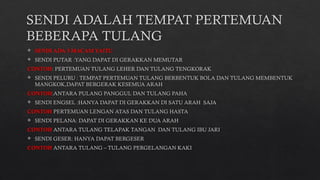 belajar tenang system gerak tubuh manusia | PPTX