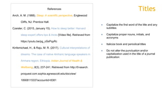APA Citation Formatting | PPT