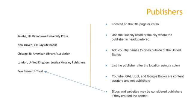 APA Citation Formatting | PPT