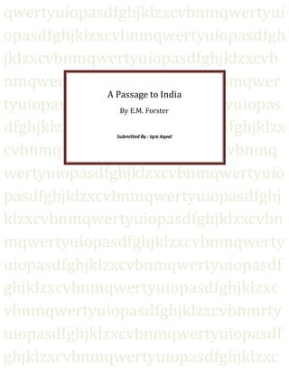 A passage to india | PDF