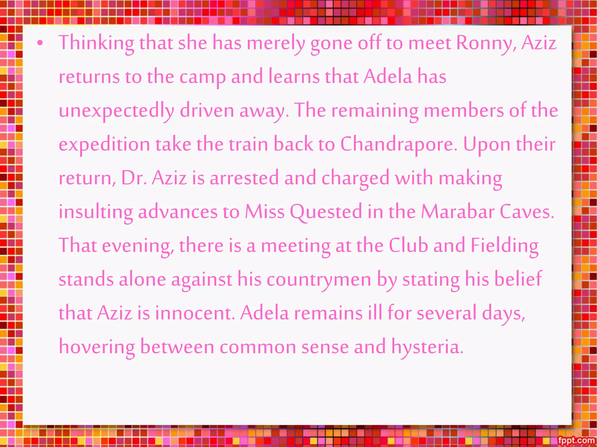 A passage to India Presentation | PPTX
