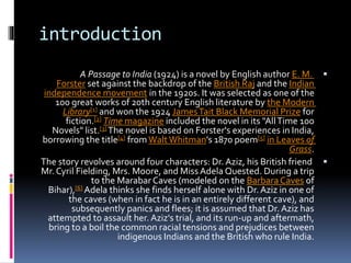 A passage to india | PPTX