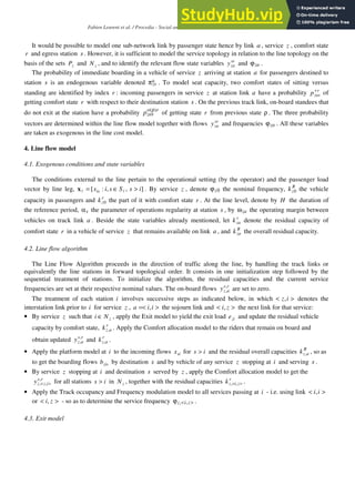 A Passenger Traffic Assignment Model With Capacity Constraints For Transit Networks | PDF