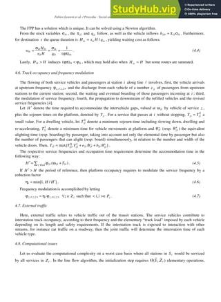 A Passenger Traffic Assignment Model With Capacity Constraints For Transit Networks | PDF
