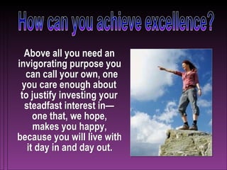 A Passion For Excellence | PPS