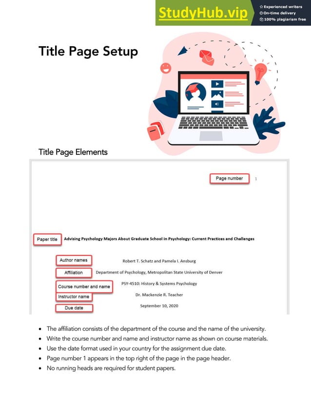APA Student Paper Setup Guide | PDF