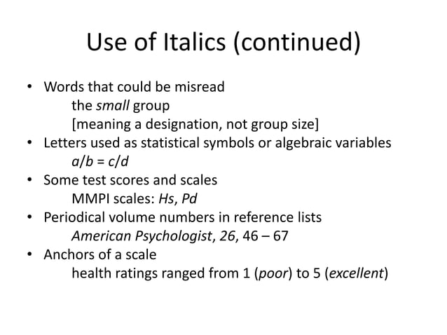 Apa style | PPTX | Chemistry | Science