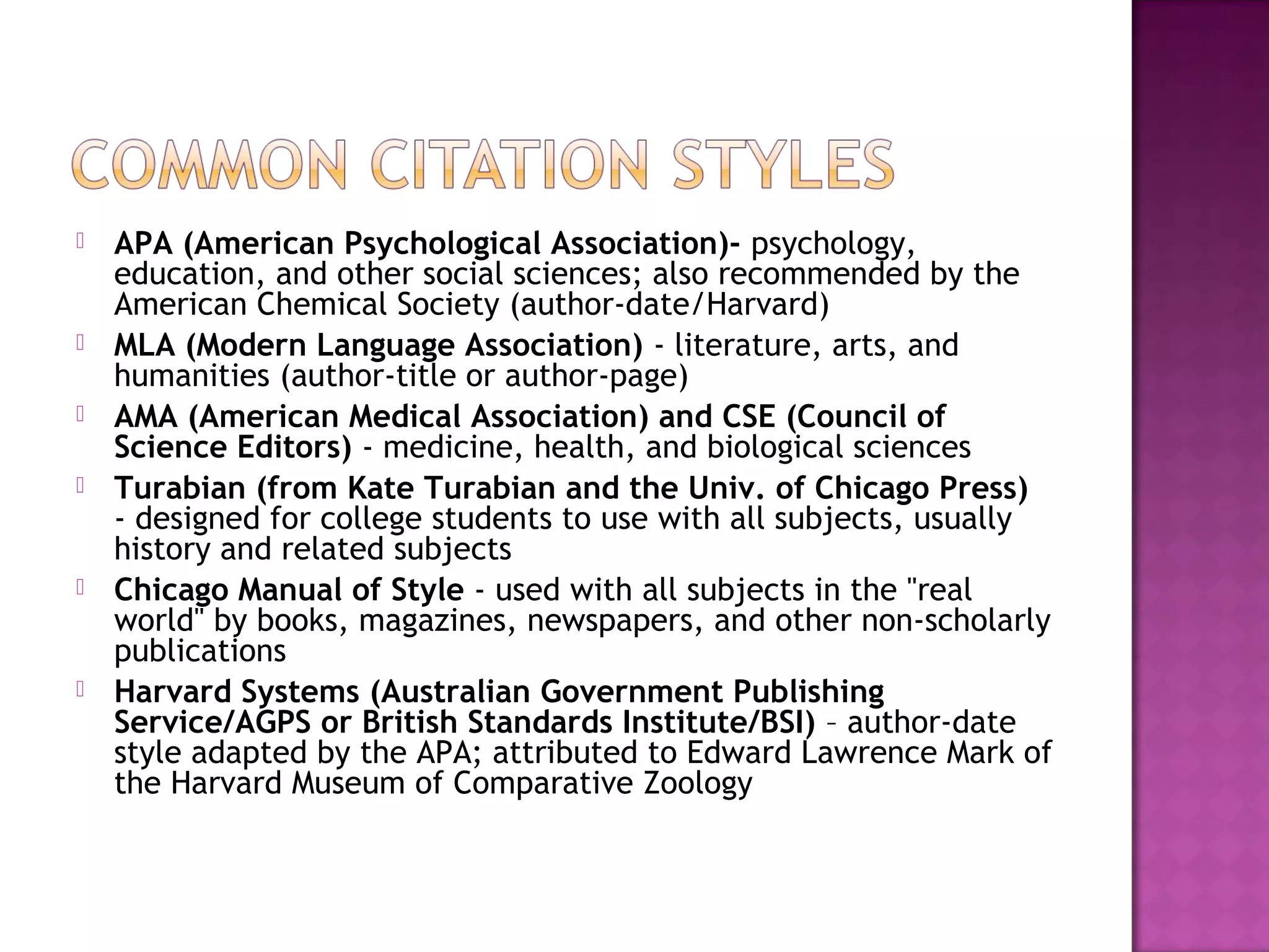 The Basics of APA Style, 6th Edition | PPT