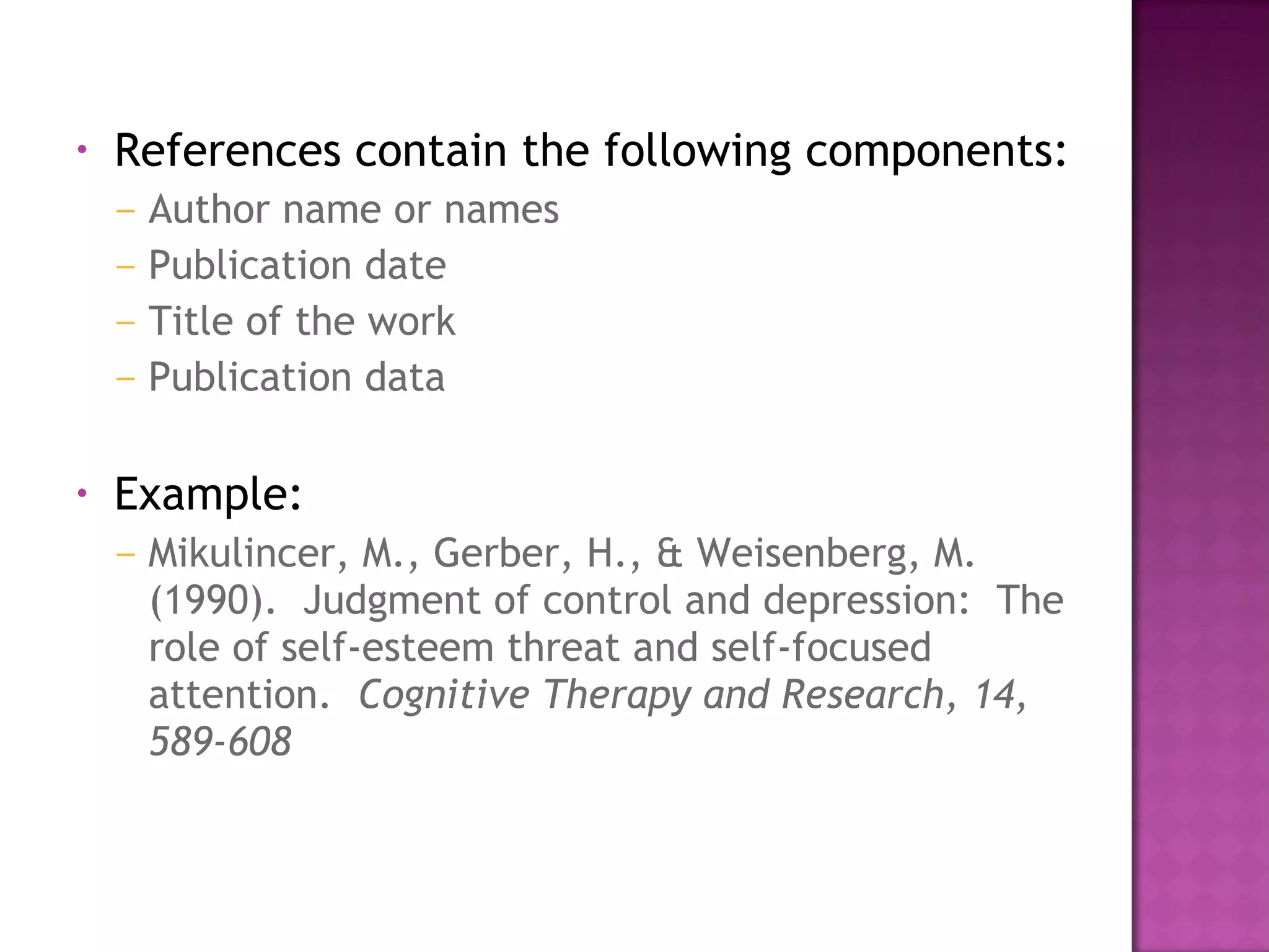 The Basics of APA Style, 6th Edition | PPT