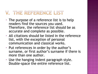 The Basics of APA Style, 6th Edition | PPT