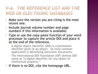 The Basics of APA Style, 6th Edition | PPT