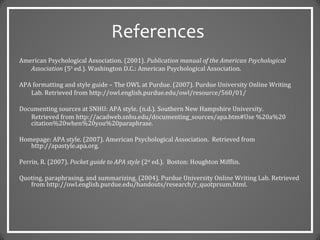 Apa style | PPT