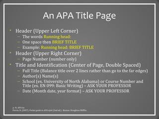 Apa style | PPT
