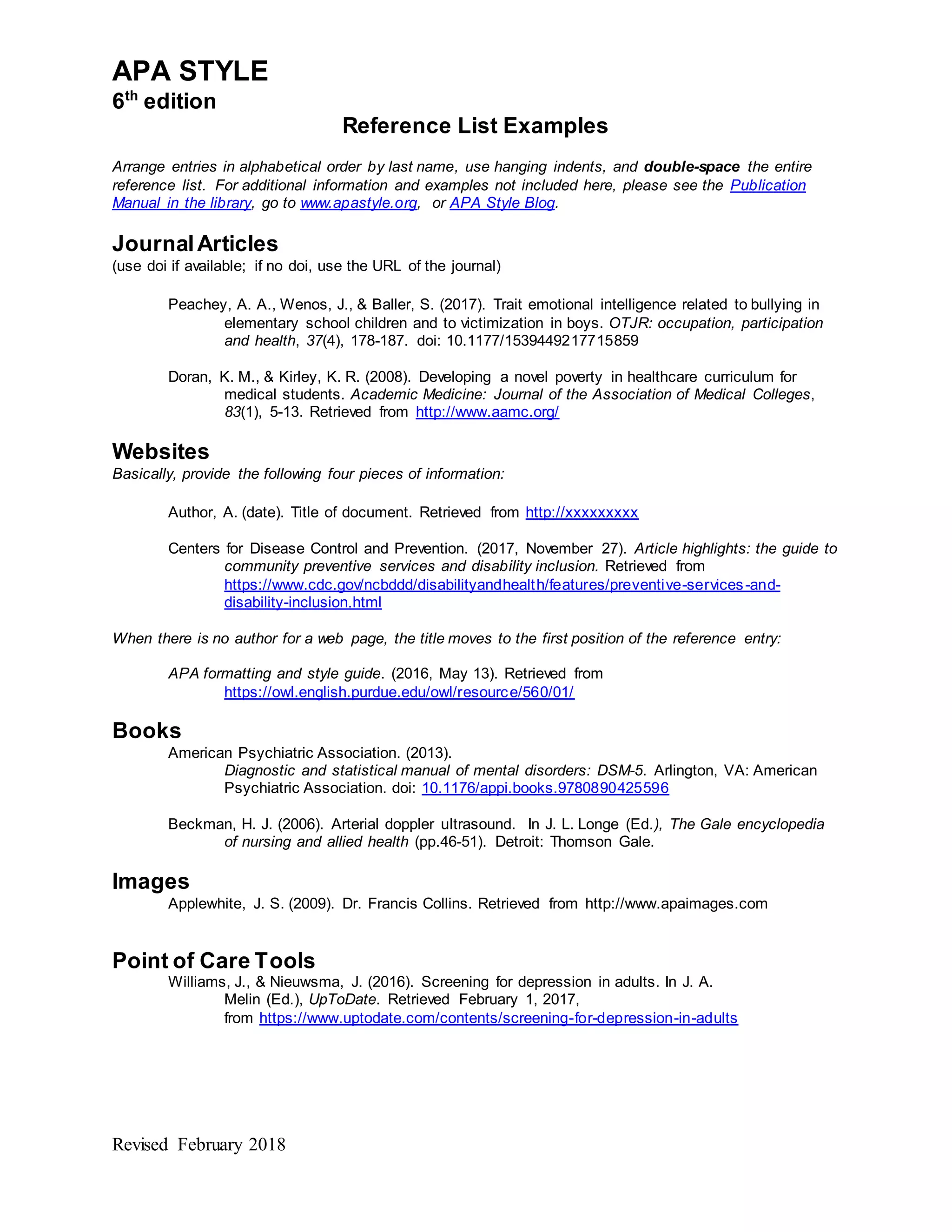 APA citation examples | PDF