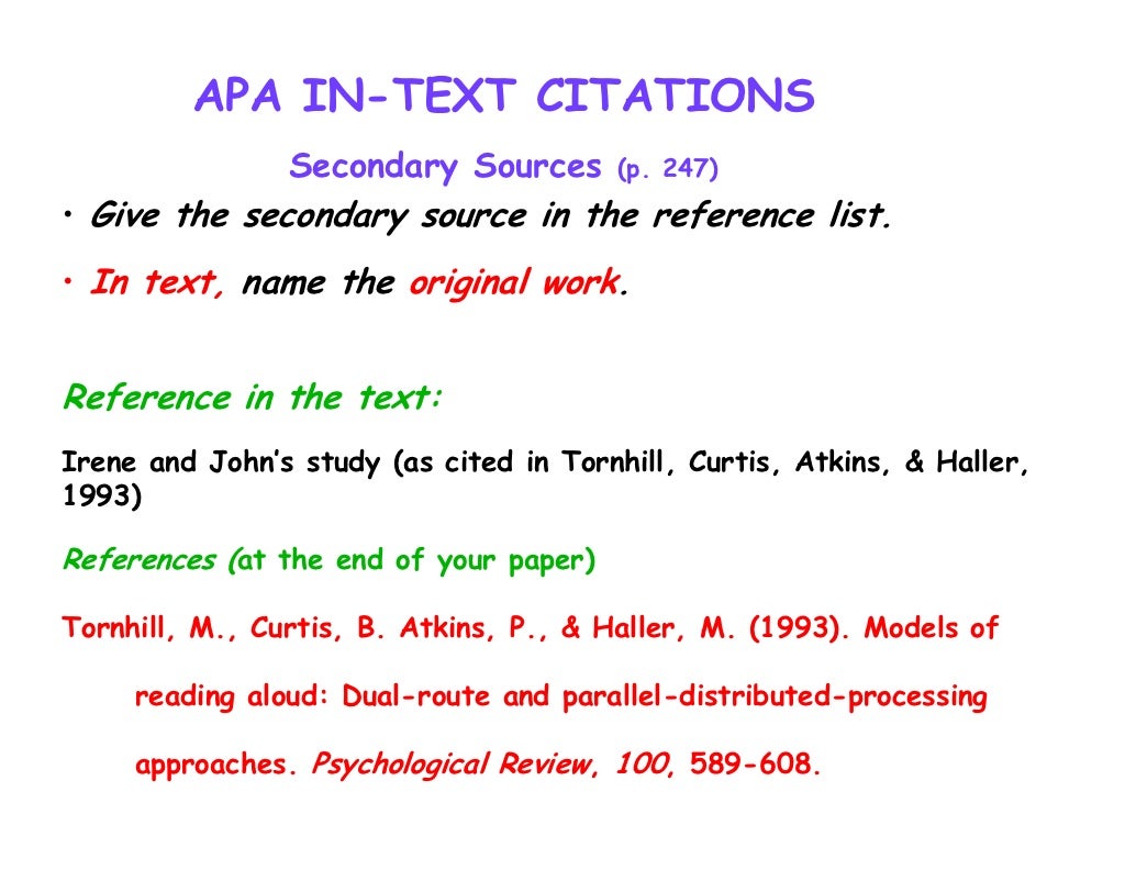 Apa style 2007