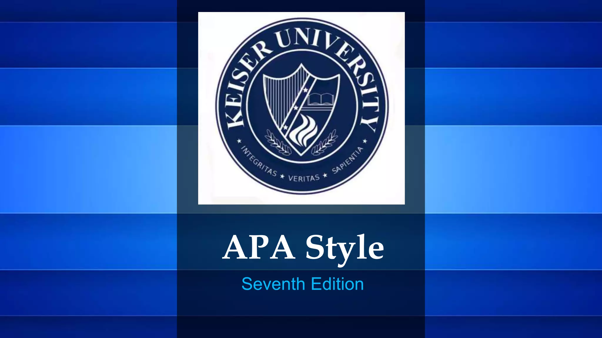 Apa style 7th edition | PPTX