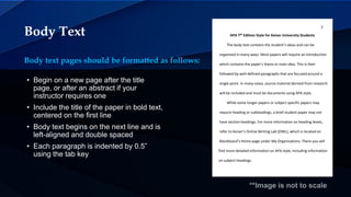 Apa style 7th edition | PPTX