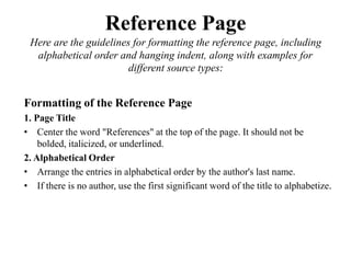 American Psychological Association (APA) style | PPTX