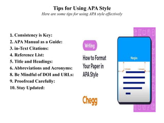 American Psychological Association (APA) style | PPTX