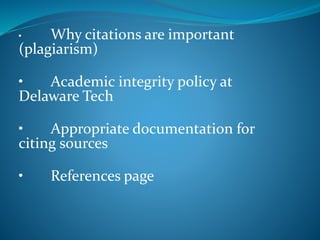 Avoiding Plagiarism | PPTX