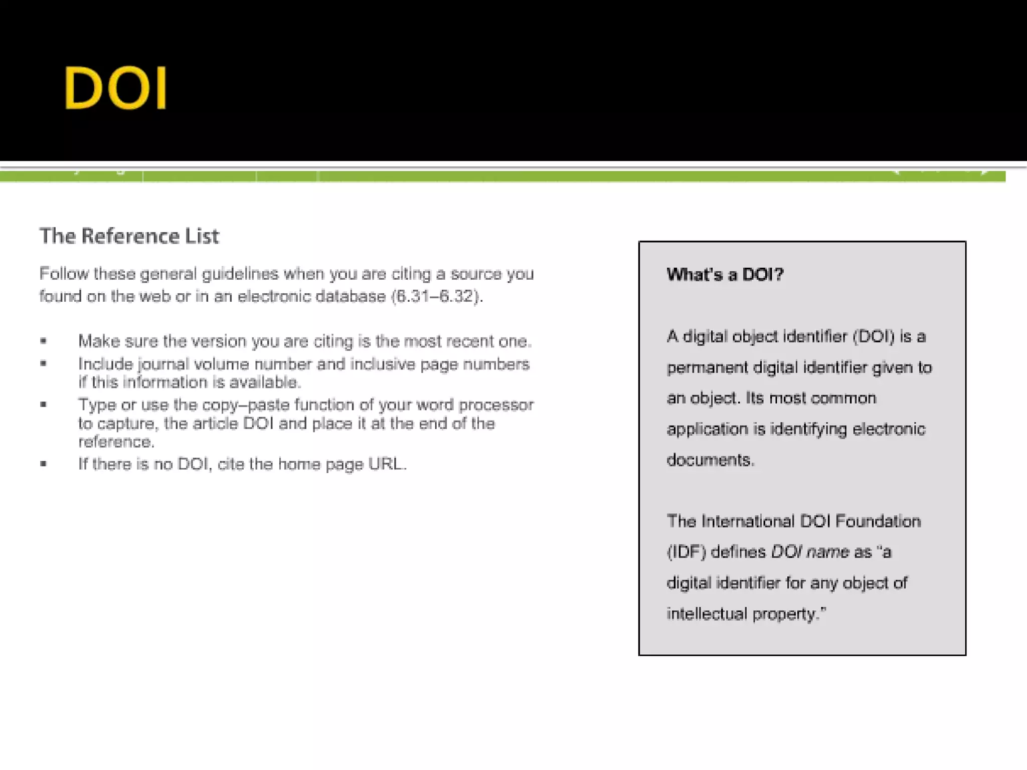 APA Style Basics | PPT