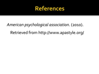 APA Style Basics | PPTX