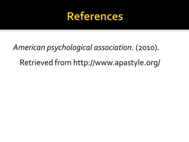 APA Style Basics | PPTX