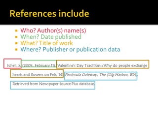 APA Style Basics | PPTX