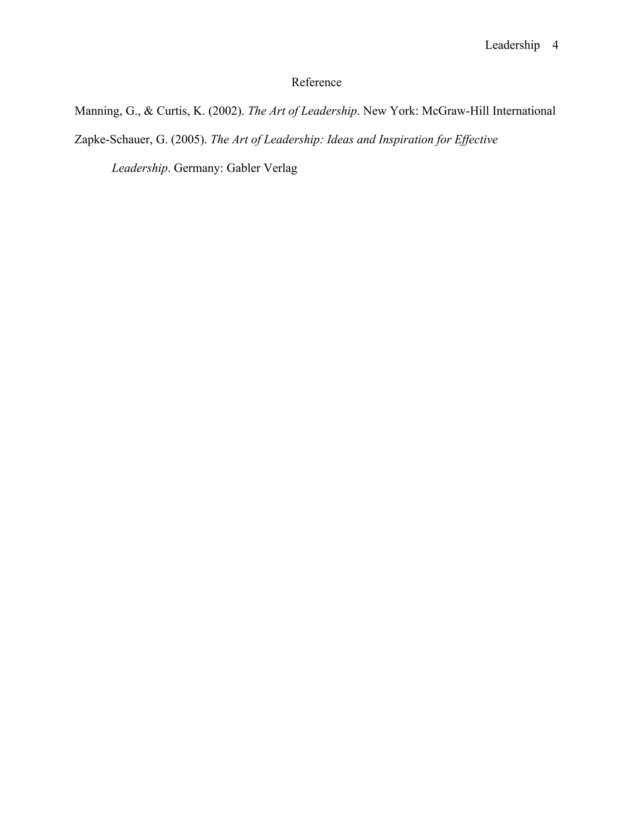 Apa style essay leadership essay | DOC