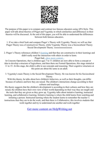 Apa Style Essays | PDF
