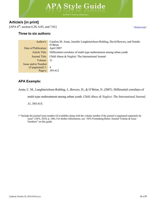 Apa style guide | PDF