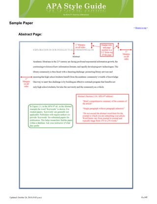 Apa style guide | PDF
