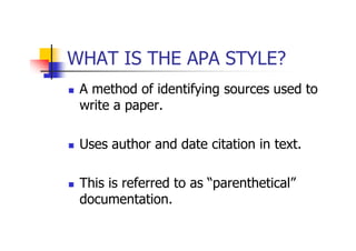 Apa style guide [compatibility mode] | PDF