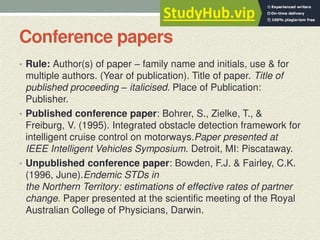 APA STYLE In-Text Citations And Reference Lists Gavilan College Writing ...