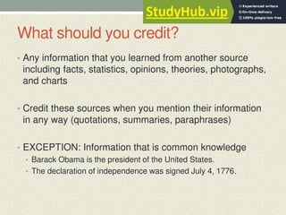 APA STYLE In-Text Citations And Reference Lists Gavilan College Writing ...