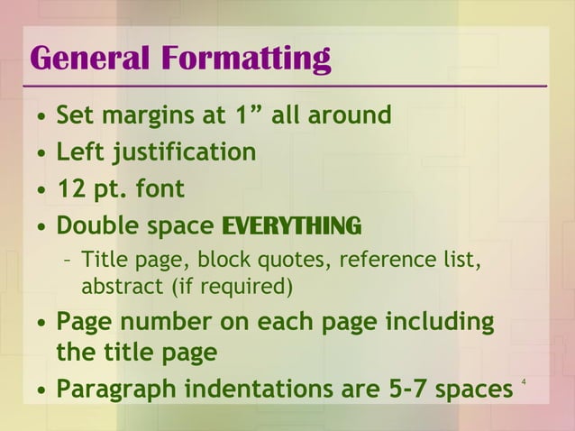 Apa style power point | PPT