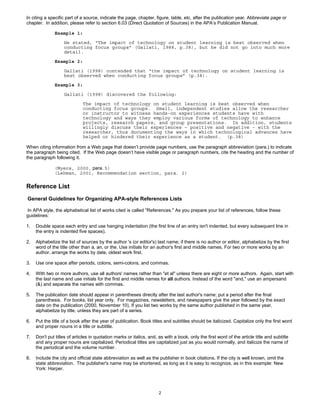 Apa style referencing | PDF