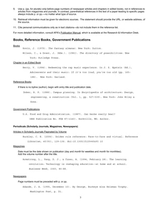 Apa style referencing | PDF