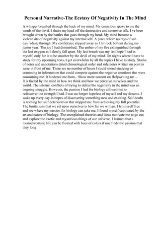 Apa Style Sample Essay | PDF