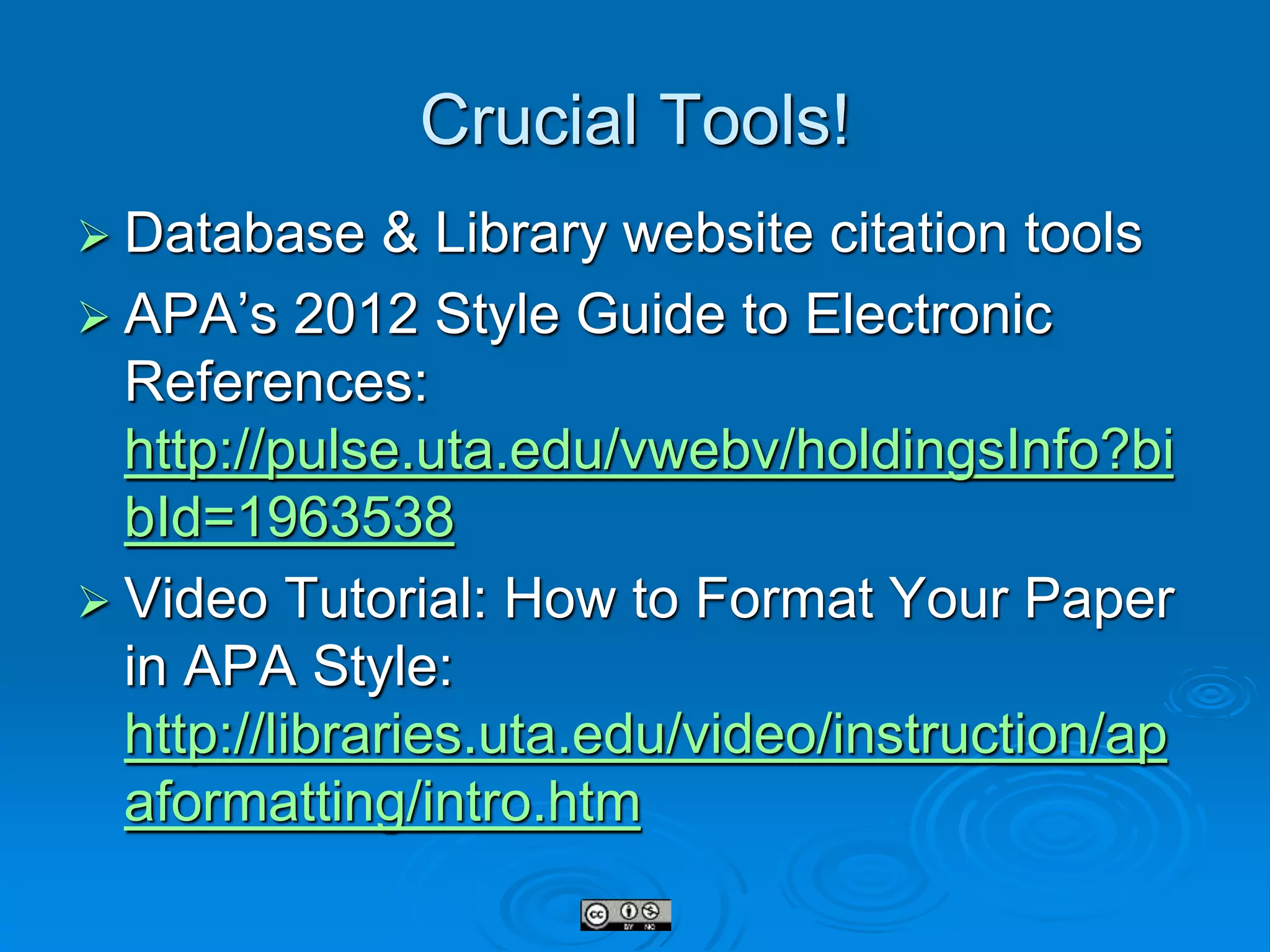 APA Style Overview | PPTX