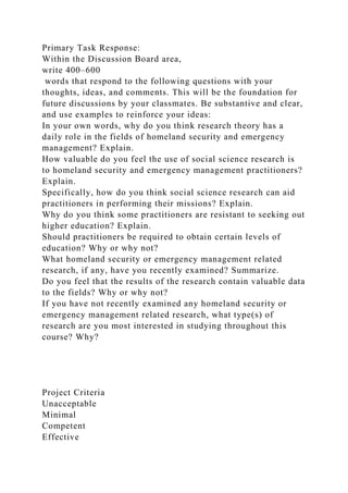 APA style with 3 or more referencesResearch Theory in Homeland S.docx